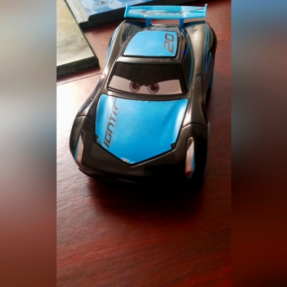 Toys | Pixar Cars Steve Blue Blue And Black Toy Car Talks When Push ...